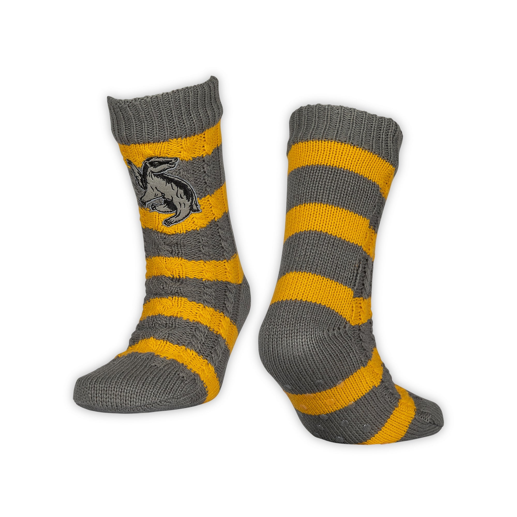 Harry Potter Hufflepuff Hogwarts House Adults Slipper Socks